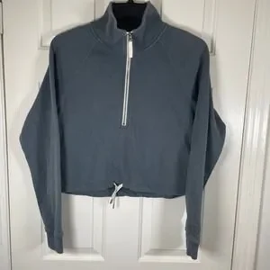 Vuori | Tops | Vuori Sedona Halfzip Pullover Sweatshirt Blue Grey ...